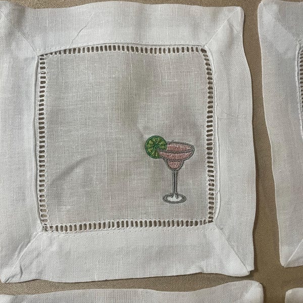 Set of 15 Cocktail Drinks Mini Embroidery Designs, Drink Cocktails ...
