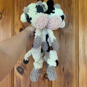 MINI Clemmie Cow Knotted Lovey Crochet Cow PATTERN - Etsy