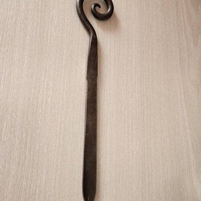 Personalized Spiral Scroll Letter Opener Hand Forged Blacksmith - Etsy