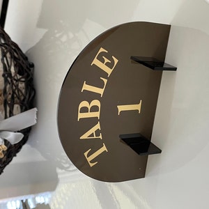 Wavy Rectangle Acrylic Blank Table Sign - Etsy