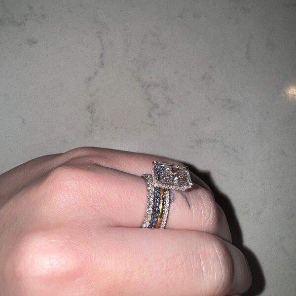 Pave Ruby Eternity Band Ruby Half Eternity Gaurd Band 2.5mm Natural ...