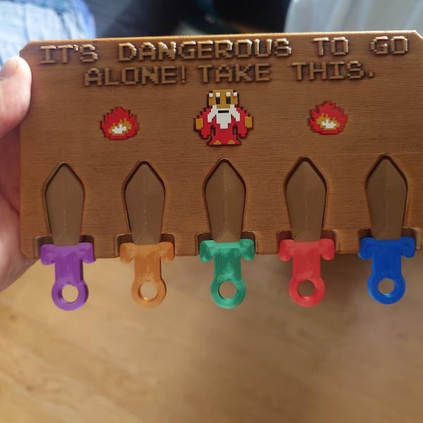 Legend of Zelda, Zelda Key Holder, Gift Ideas, Gaming Gadgets, 8bit ...