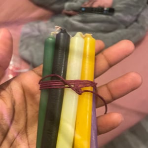 Hag Torch Large Mullein Soy and Bees Wax Herbs Flowers Torch Freshly ...