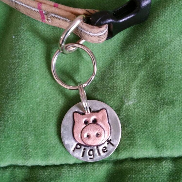 DOG TAG- Custom Pet Id Tag- Handmade Id Tag-personalized Dog Collar ID ...