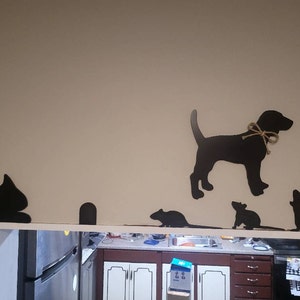 Set of Mice Door Topper | Over the Door Sign | Mouse Sign | Airbnb ...