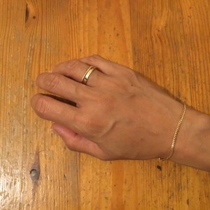 14k Diamond Curve Wave Band Ring Midi, Stacker, Matching Trio in Your ...