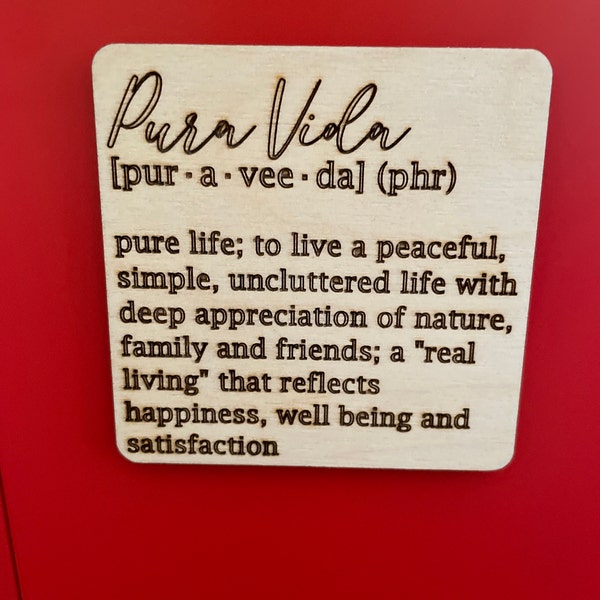 Pura Vida, Definition Sign,pura Vida Sign, Costa Rica Art, Pura Vida ...