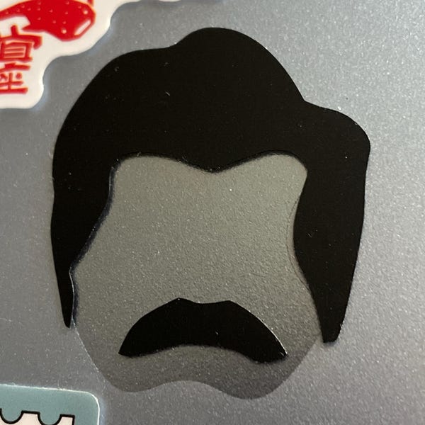 Bearded Man - MacBook Vinyl Decal Sticker / Laptop Decal / iPad Sticker ...