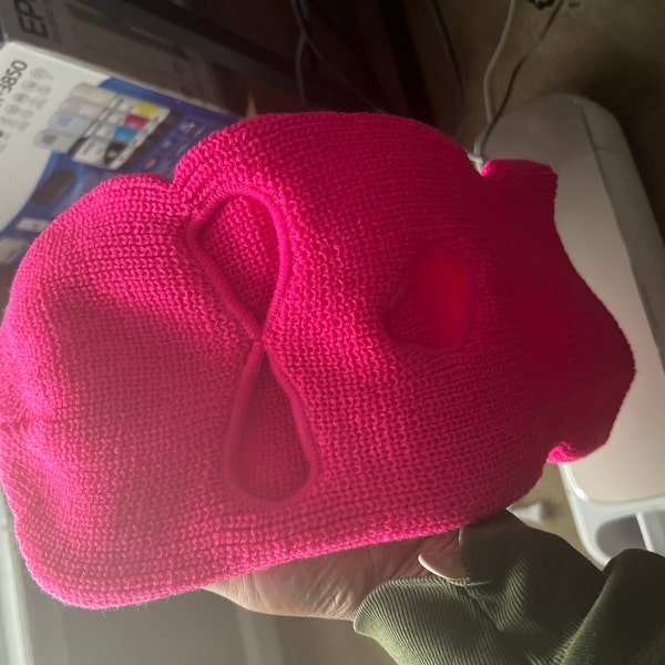 Spring Break Hot Pink Skimask - Etsy