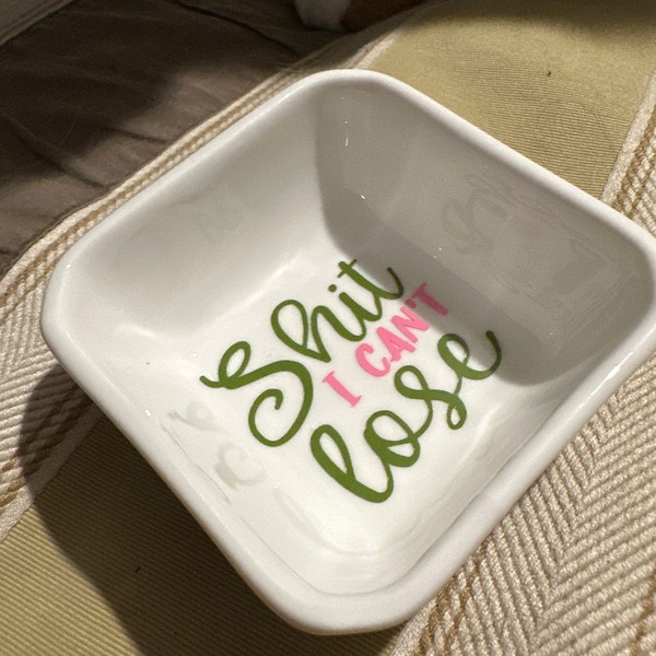 Funny Ring Dish /"shit I Can't Lose"/wedding Gift Idea/ring Holder ...