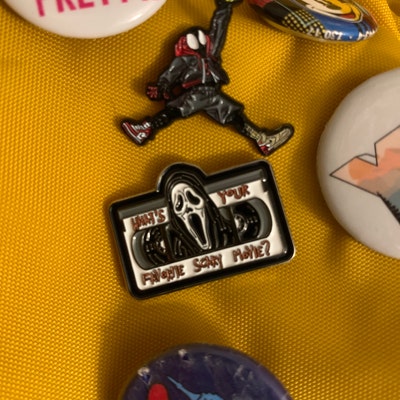 On Wednesdays We Wear Black Enamel Pin - Etsy