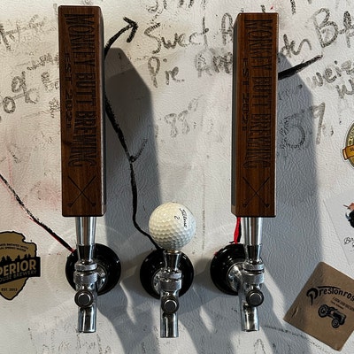 Beer Tap Handle With Changeable Logo & Chalkboard Insert - Etsy