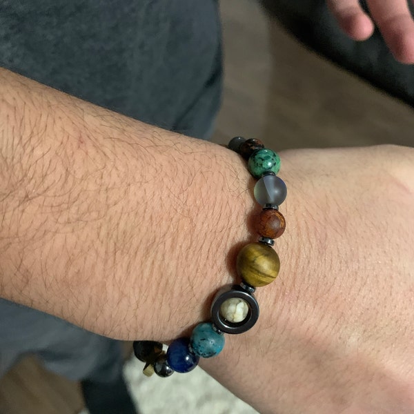 Space Geek | Sci Fi Gift | Solar System Bracelet | Galaxy | Astronomy ...