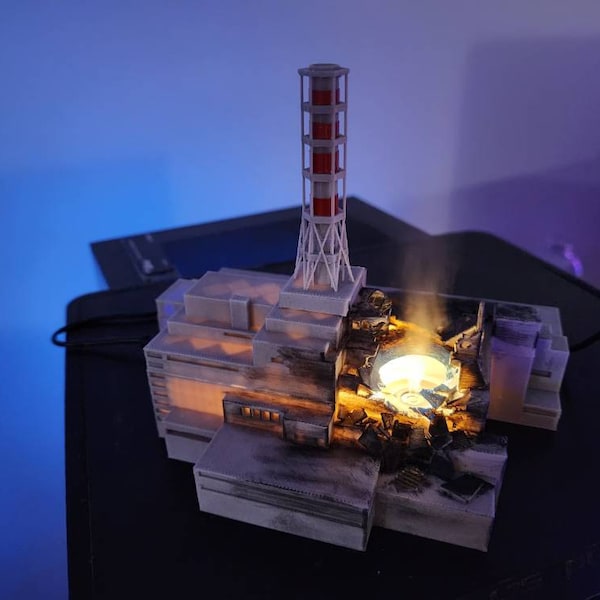 Chernobyl Nuclear Power Plant - With Smoke Effect - Humidifier and ...