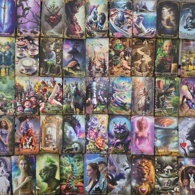 Indie Tarot Deck, Guidebook 1 Mat 'journey to Oz and Wonderland ...