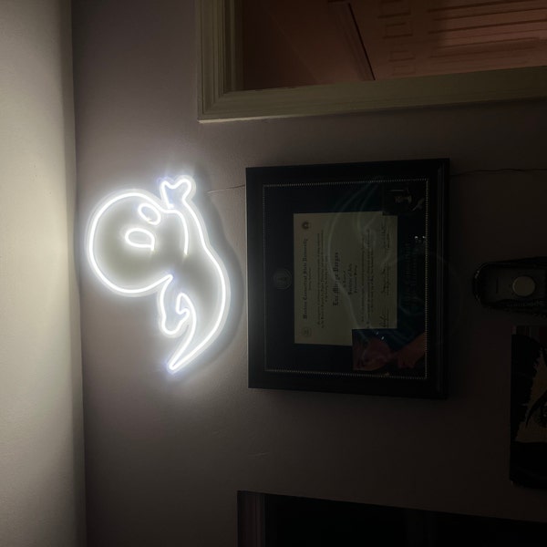 Bat Led Sign - Led Wall Decor - Handmade Custom Led Sign - Bat Wall ...