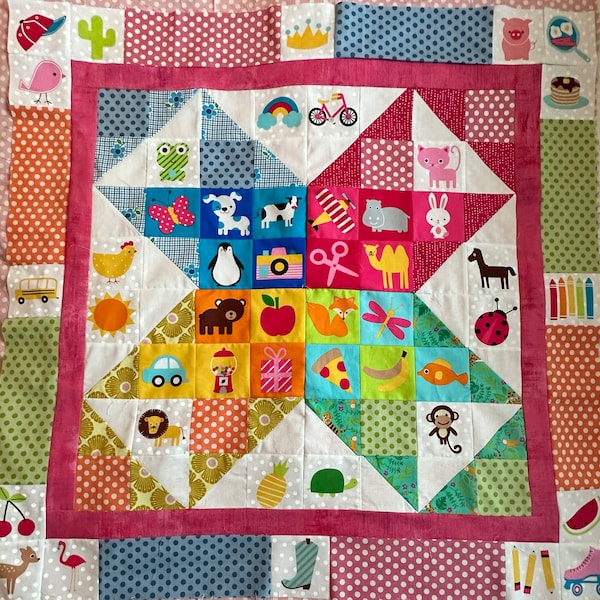 I Spy Quilt Tutorial - PDF Download - Etsy