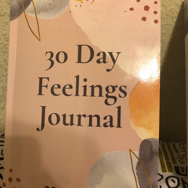Mental Health 30 Day Feelings Journal, Mental Health Journal, Feelings ...