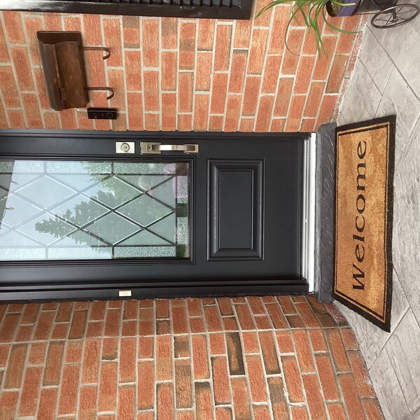 All Natural Coir BONJOUR French Doormat for Entrance Floor Door Indoor ...