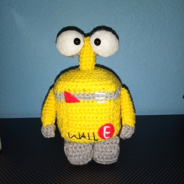 Wall-e Robot Amigurumi, Nursery Decor, Robot Amigurumi, Crochet Robot ...