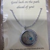 Graduation Floating Charm Locket Necklace, Medium Circle Locket, Class ...