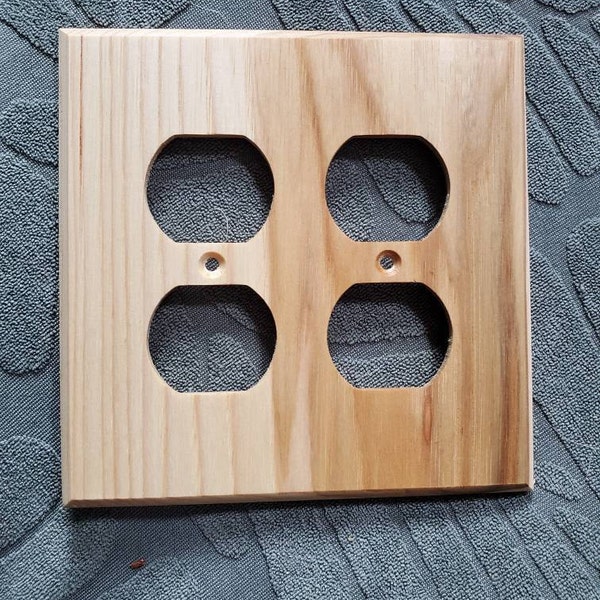Wooden Switch and Outlet Covers Walnut, Hickory, Maple, Oak, Cherry - Etsy