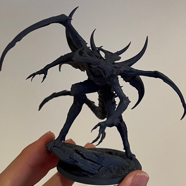 Chaos Daemon Miniature - Lord of the Print | Infernal Demon of Slaanesh ...