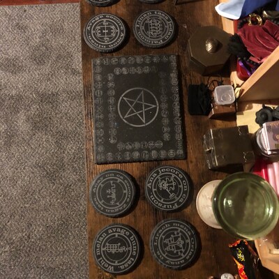 Paimon Slate Altar Tile - Etsy