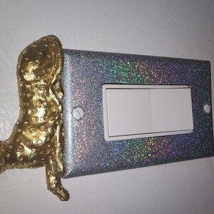 Chunky Champagne Gold Light Switch & Outlet Covers Sparkle - Etsy