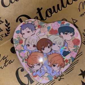 OHSHC Ouran High School Host Club Chibi Heart Holographic | Etsy