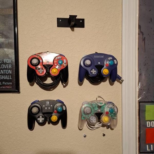 Gamecube Controller Wall Mount - Etsy