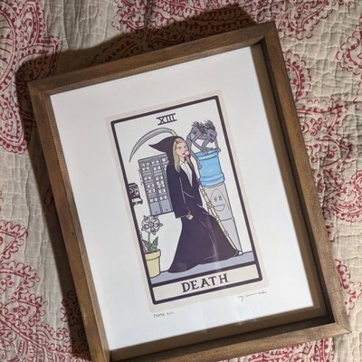 The Star XVII Tarot Card Art 5x7 Art Print Hand-cut and - Etsy