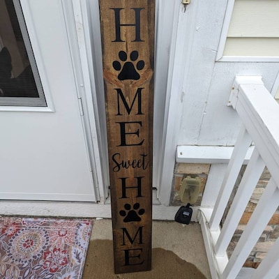 Four Foot Hello Boo Porch Sign Halloween Decor Fall Porch Leaner - Etsy