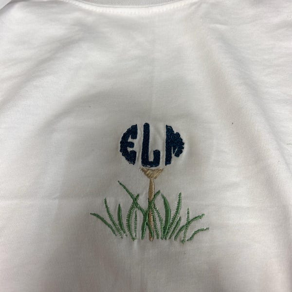 3" Inch Vine Monogram Embroidery Font Satin Stitch Embroidery Bethany ...