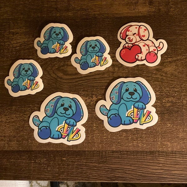 Webkinz Stickers! 10 Year Magic W Pup - Etsy