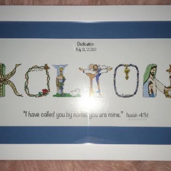 Christian Dedication Gift for Girls or Boys or Baby - Christian ...