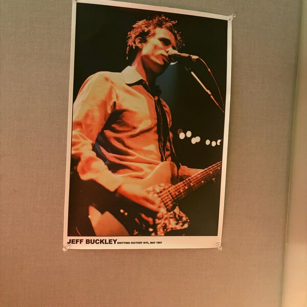 Jeff Buckley Concert Poster - Music Fan Collectibles - Vintage Music ...