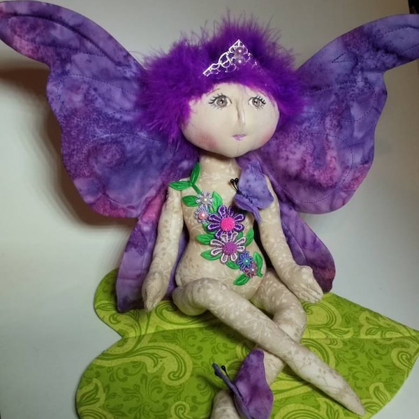 Heavenly Angel - Cloth Doll E-pattern- 18in Beautiful Holiday Lace ...