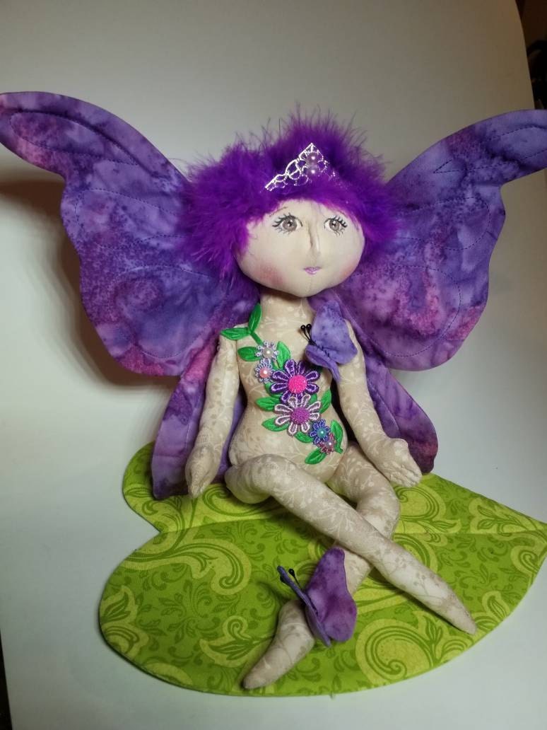 Butterfly Fairy Cloth Doll E-pattern 11 Inch Fairy Butterfly | Etsy