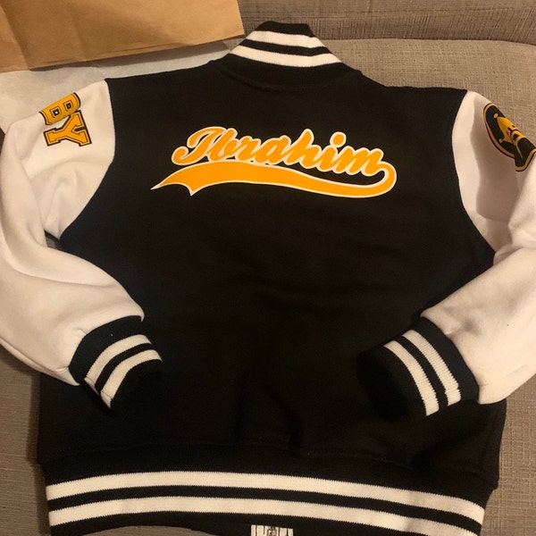 Personalized Baby Varsity Jacket, Custom Letterman Jacket, Keepsake ...