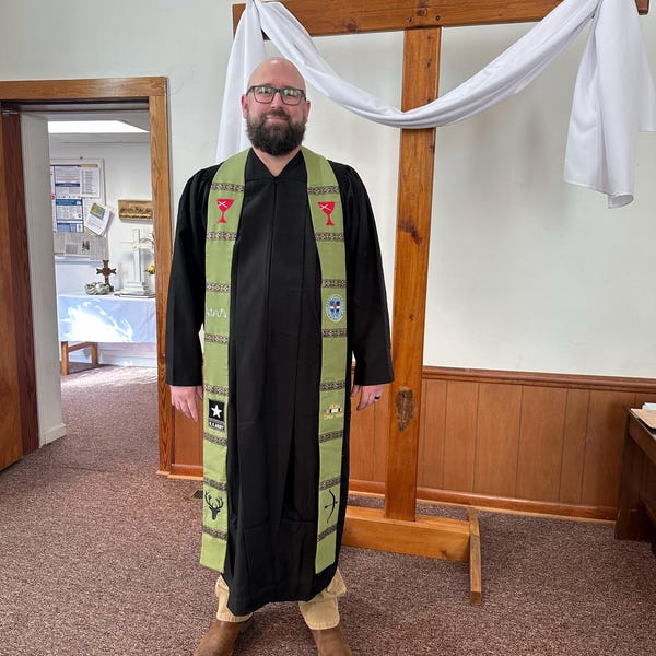 Custom Designed Stole for Priests or Pastors...we Work With You to Make ...