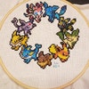 Eevee Evolution Pokemon Cross Stitch PATTERN - Etsy Singapore