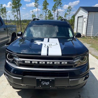 2021 Ford Bronco Retro Full Body Graphic Decal MATTE BLACK - Etsy