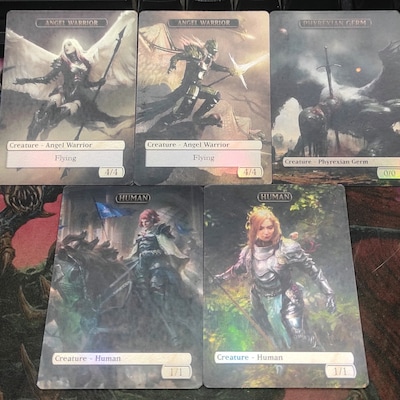 Mtg Samurai 2/2 Token Alternative Art // Choose the Art for EDH ...