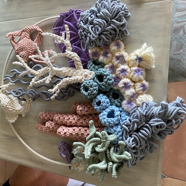 COMMISSION ONLY ART// Commission Order Only/seahorse Wall Decor/coral ...