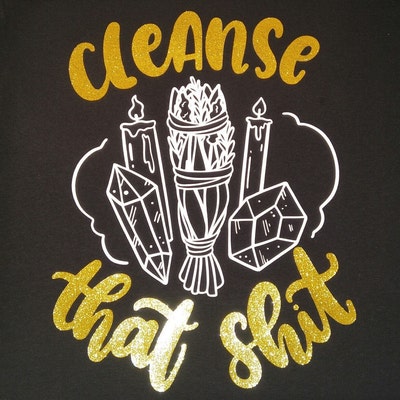 Cleanse That Shit SVG Adult Witchy Funny Cleansing Sage Herbs ...