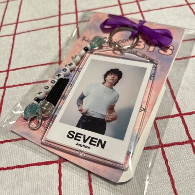 BTS Inspired Double Sided Jungkook Seven Keychain , Kpop Keychains ...