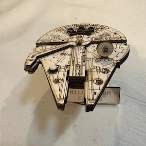Star Wars Small Millennium Falcon Laser Cut Template - Ai, Cdr, Dxf ...