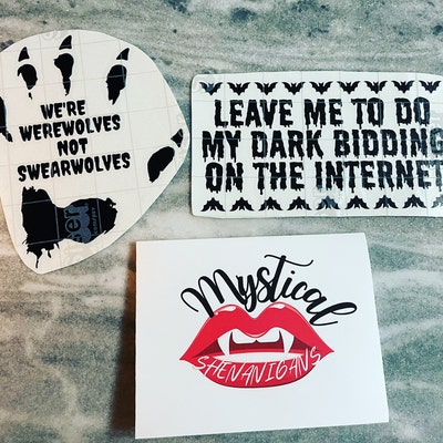 Scream Vinyl Decal Stu Macher Movie Quote i'm - Etsy