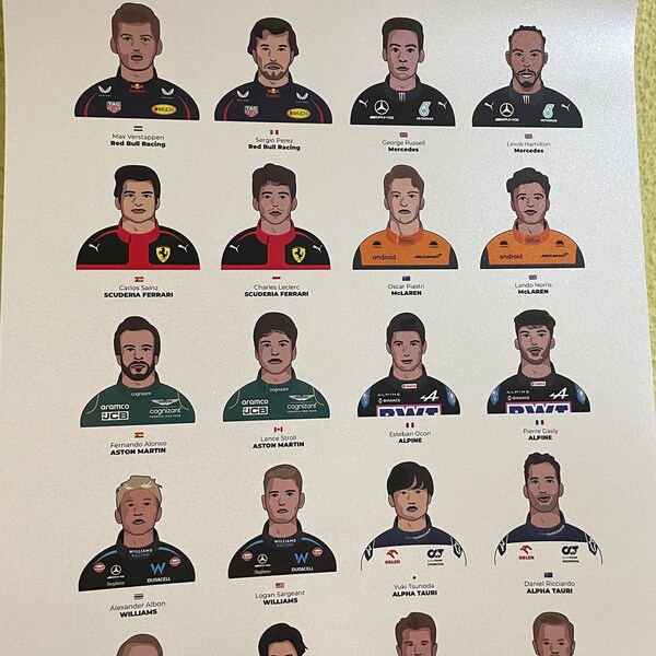 F1 Playing Cards: 54 Legendary Drivers Illustrated - Formula 1 Poker ...